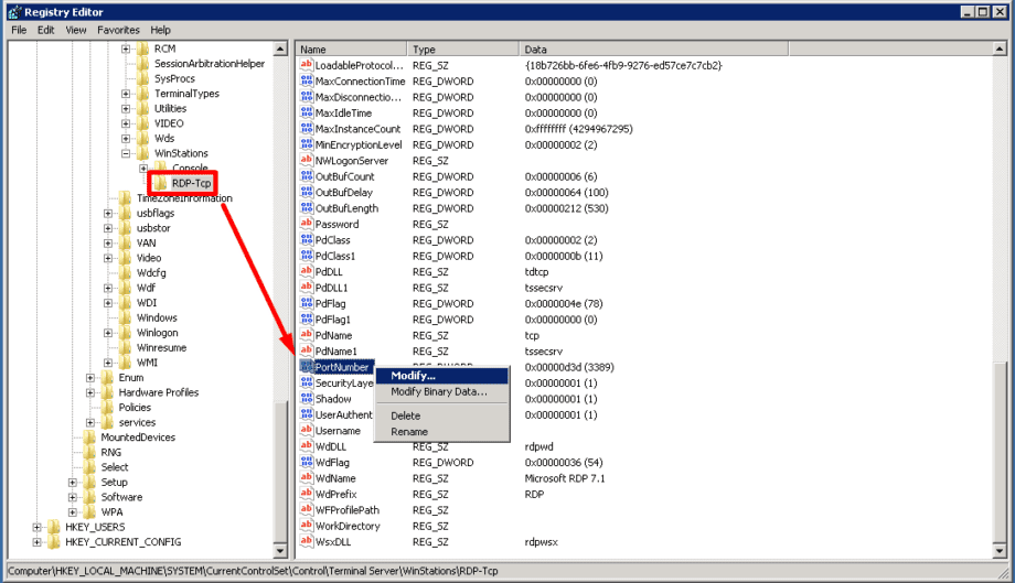 วิธีเปลี่ยน Port Remote Desktop Connection - DEXSERVER MANUAL Server - คู่มือเซิร์ฟเวอร์