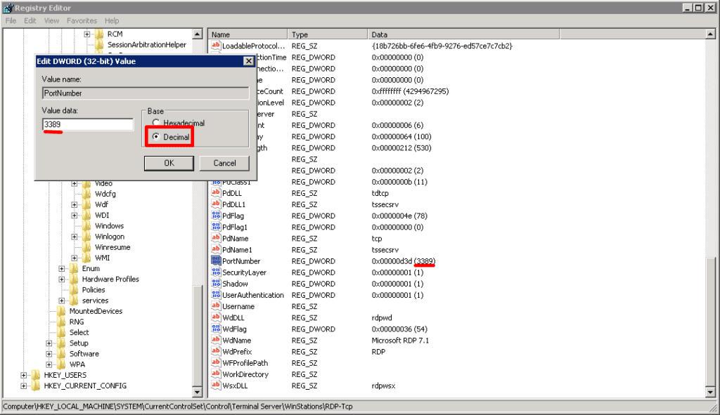 วิธีเปลี่ยน Port Remote Desktop Connection - DEXSERVER MANUAL Server - คู่มือเซิร์ฟเวอร์